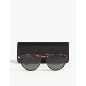Persol Phantos Frame Havana Sunglasses - Brown