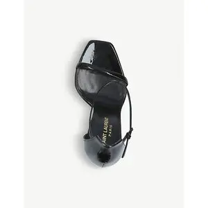 Saint Laurent Opyum 110 Leather Heeled Sandals