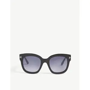 TOM FORD Beatrix Square Frame Sunglasses - Black