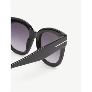 TOM FORD Beatrix Square Frame Sunglasses - Black