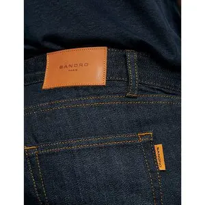 Sandro Slim-fit Tapered Stretch-denim Jeans - Denim - Jean