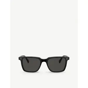 Oliver Spencer Lachman Sun Square Sunglasses - Black