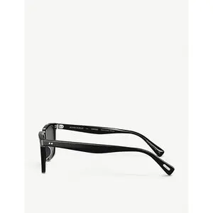 Oliver Spencer Lachman Sun Square Sunglasses - Black