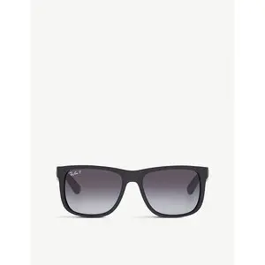 Ray-ban Square Frame Sunglasses - Black Rubber