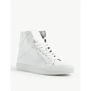 Zadig&Voltaire Zv1747 Leather Hi-top Trainer