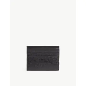 Polo Ralph Lauren Logo-debossed Pebbled-leather Cardholder - Black