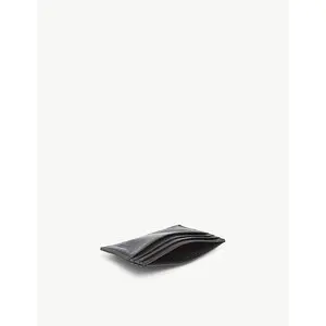 Polo Ralph Lauren Logo-debossed Pebbled-leather Cardholder - Black