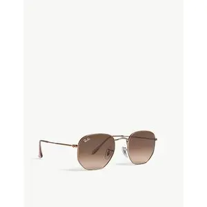 Ray-ban Metal Hexagonal Sunglasses