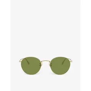 Oliver Spencer Coleridge Sun Round Sunglasses - Gold