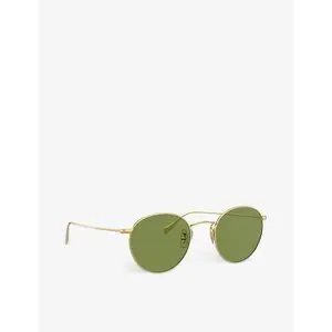 Oliver Spencer Coleridge Sun Round Sunglasses - Gold
