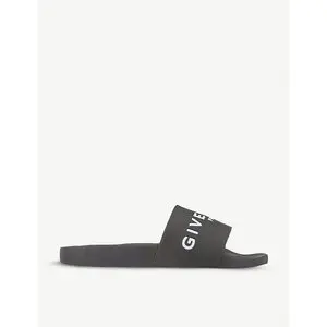 Givenchy Logo Flat Sliders