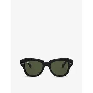 Ray-ban Rectangular-frame Sunglasses - Black