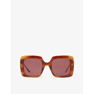 Gucci Gg0896s Square-frame Sunglasses - Brown