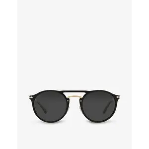 Persol Po3264s Phantos-frame Sunglasses - Gold
