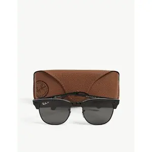 Ray-ban Rb3016 Clubmaster Sunglasses - Black