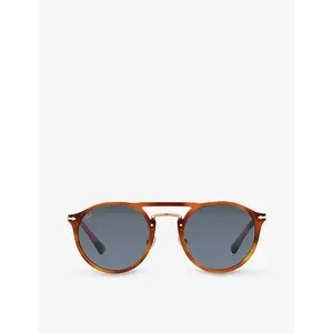 Persol Po3264s Phantos-frame Sunglasses - Brown