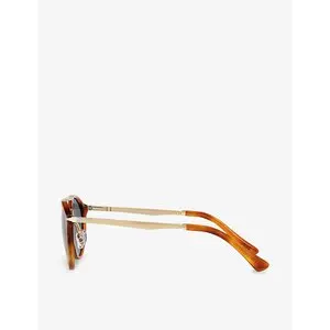 Persol Po3264s Phantos-frame Sunglasses - Brown