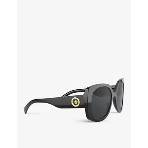 Versace Ve4387 Square-frame Sunglasses - Black