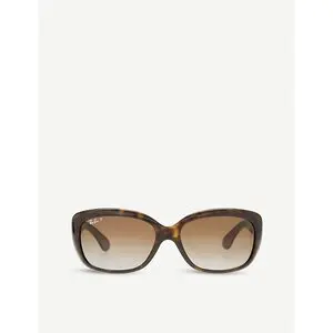 Ray-ban Jackie Ohh Rectangle-frame Polarised Sunglasses