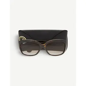 Ray-ban Jackie Ohh Rectangle-frame Polarised Sunglasses