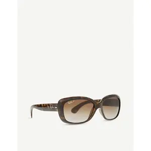 Ray-ban Jackie Ohh Rectangle-frame Polarised Sunglasses