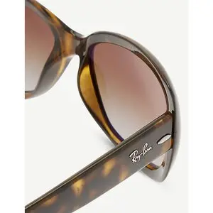 Ray-ban Jackie Ohh Rectangle-frame Polarised Sunglasses