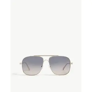TOM FORD Pilot Frame Sunglasses - Gold