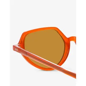 Linda Farrow X Dries Van Noten Cat's Eye-frame Acetate Sunglasses