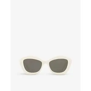 Saint Laurent Sl 423 Cat-eye Sunglasses - White