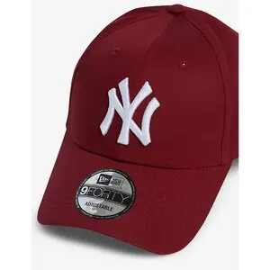New Era 9forty New York Yankees Baseball Cap - Cardinal/optic White