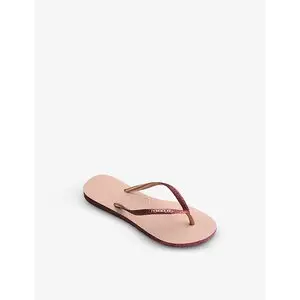 Havaianas Slim Sparkle Ii Rubber Flip Flops - Pink