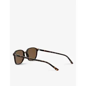 Ray-ban Leonard Square-frame Sunglasses - Brown