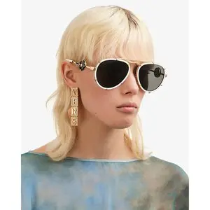 Versace Ve2232 Aviator Sunglasses