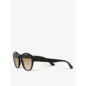 Giorgio Armani Ar8146 Panthos-frame Sunglasses - Black