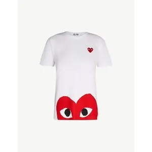 Play Comme Des Garcon Comme Des Garçons Play Big Heart Appliqué T-shirt