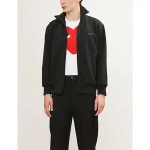 Play Comme Des Garcon Heart Logo Cotton-jersey T-shirt - White