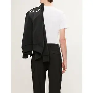 Play Comme Des Garcon Heart Logo Cotton-jersey T-shirt - White