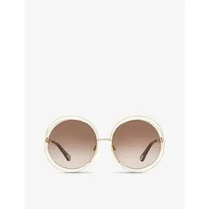 Chloé Ch0045s Round-frame Sunglasses - Brown