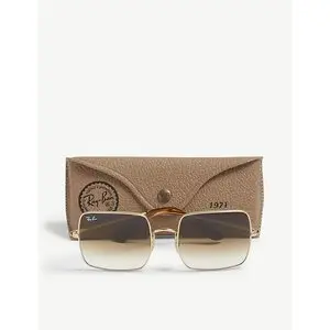 Ray-ban Square-frame Sunglasses - Gold