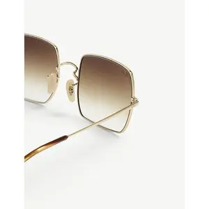 Ray-ban Square-frame Sunglasses - Gold