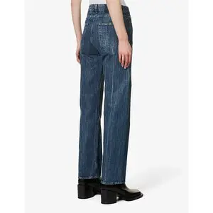 Our Legacy Linear Cut Straight-leg High-rise Jeans