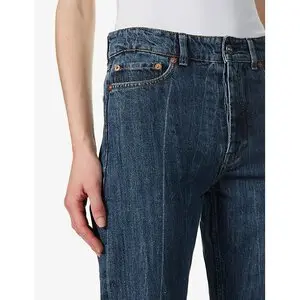 Our Legacy Linear Cut Straight-leg High-rise Jeans