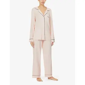 Eberjey Gisele Jersey Pyjama Set - Sorbet/black