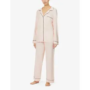 Eberjey Gisele Jersey Pyjama Set - Sorbet/black