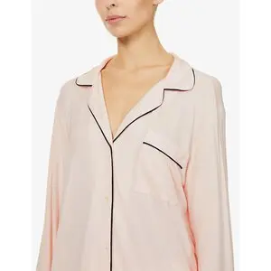 Eberjey Gisele Jersey Pyjama Set - Sorbet/black