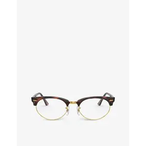 Ray-ban Rx3946v Clubmaster Metal Oval Glasses