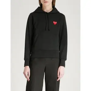 Play Comme Des Garcon Ribbed Sweatshirts Hoodies For Women