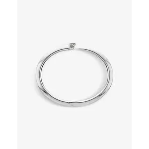 SHAUN LEANE Sabre Diamond Bangle - Sterling Silver