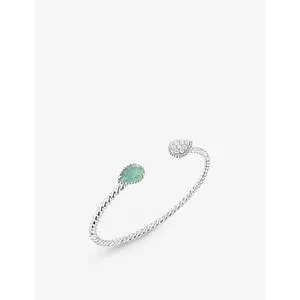 Boucheron Serpent Bohème Aquaprase Bracelet - White Gold