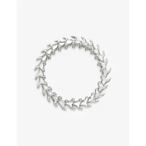 SHAUN LEANE Serpent Trace Wide Bracelet - Sterling Silver